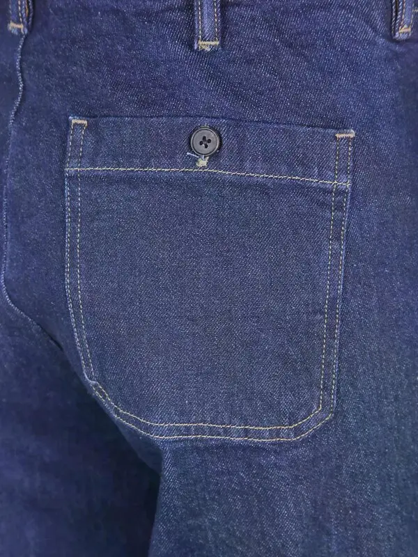 Polo Ralph Lauren Button-pocket Wide-leg Jeans