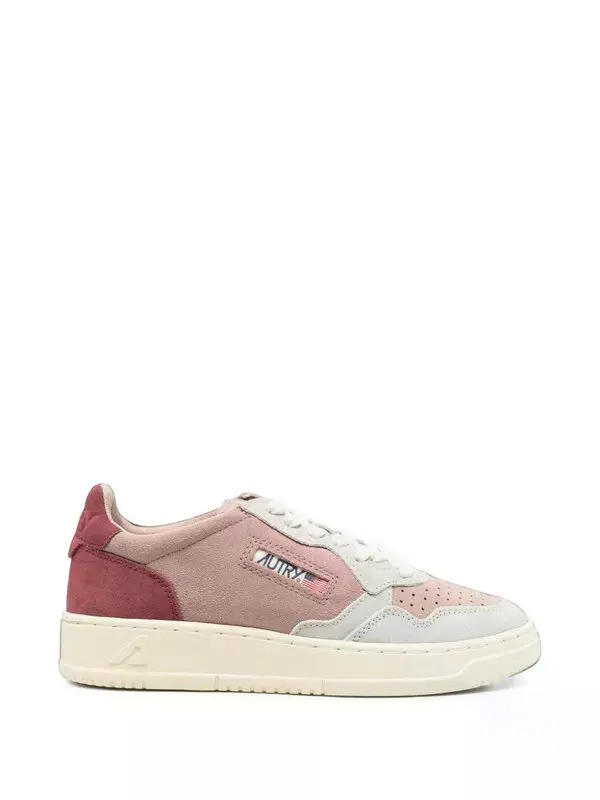 AUTRY Medalist Low Suede Sneakers - Pink