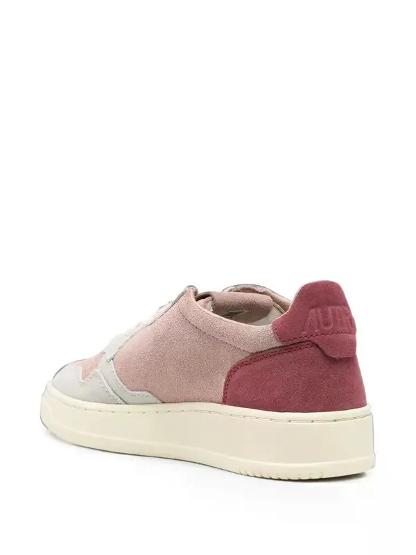 AUTRY Medalist Low Suede Sneakers - Pink