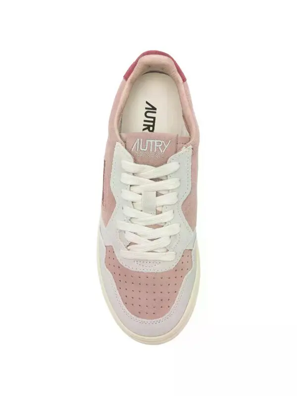 AUTRY Medalist Low Suede Sneakers - Pink