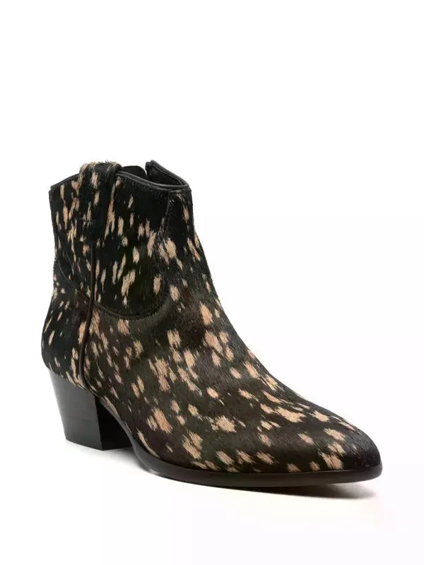 Ash Pony-fur Ankle Boots