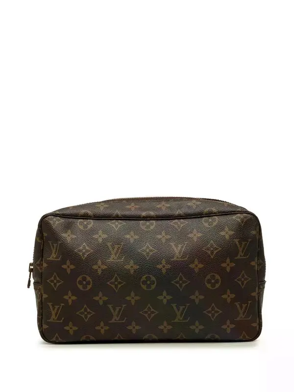 LOUIS VUITTON Monogram Trousse Toilette 28 Clutch Bag