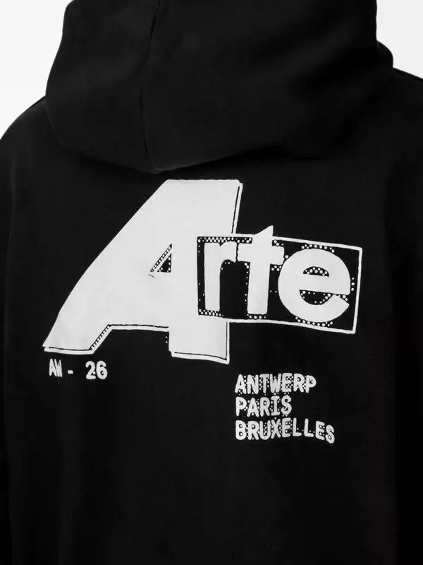 ARTE ANTWERP City Receipt-print Hoodie