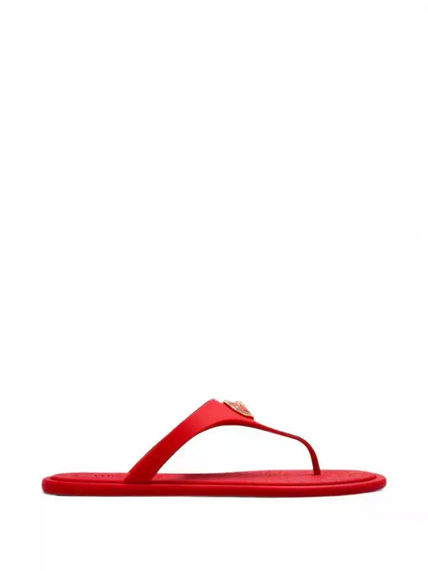 Versace Alia Rubber Flat Sandals