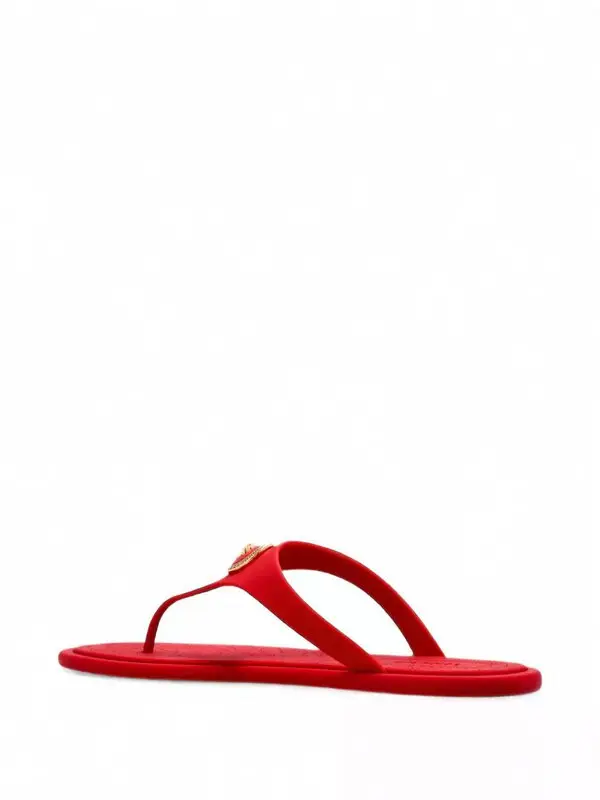 Versace Alia Rubber Flat Sandals