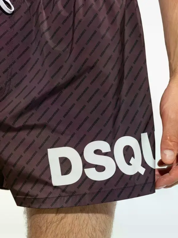 Dsquared2 Logo-print Drawstring Swim Shorts