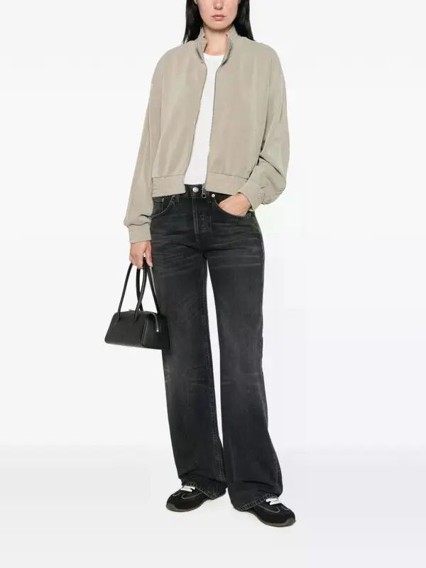 DONDUP Jacklyn Faded-effect Wide-leg Jeans - Black