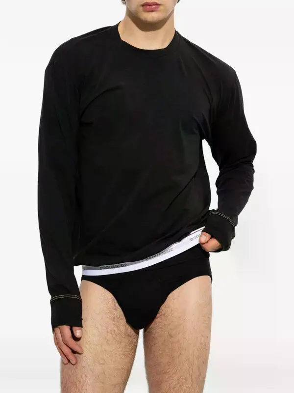 Dsquared2 Logo-waistband Long-sleeve T-shirt