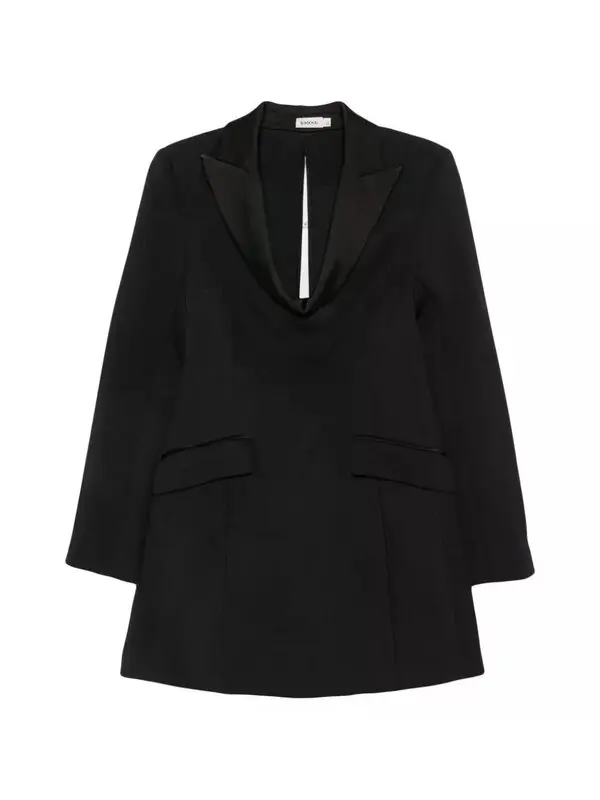 Simkhai Satin-lapel Blazer Mini Dress