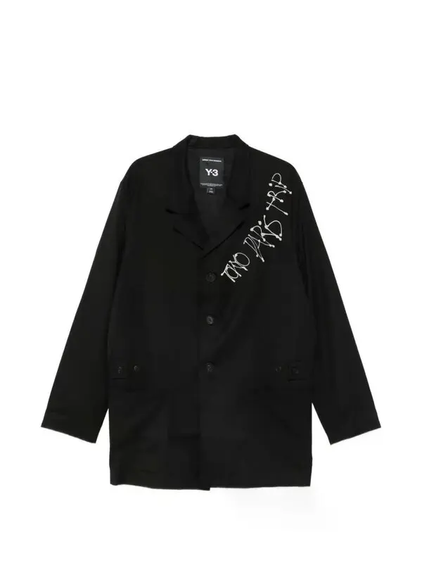 Y3 Notched Lapel Blazer