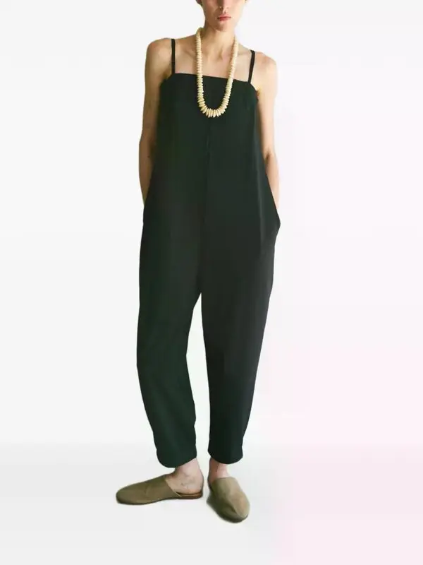 MULLER OF YOSHIOKUBO Sleeveless Seersucker Jumpsuit