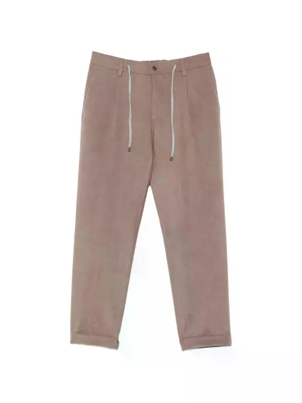 ARTE ANTWERP Drawstring Waistband Trousers - Neutrals