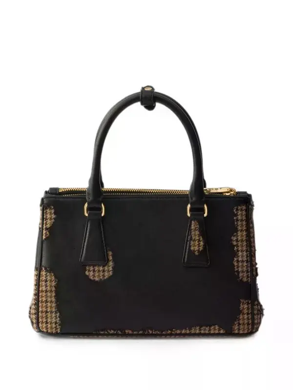 Prada Galleria Large Nappa Leather And Wool Bag