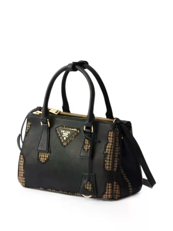Prada Galleria Large Nappa Leather And Wool Bag