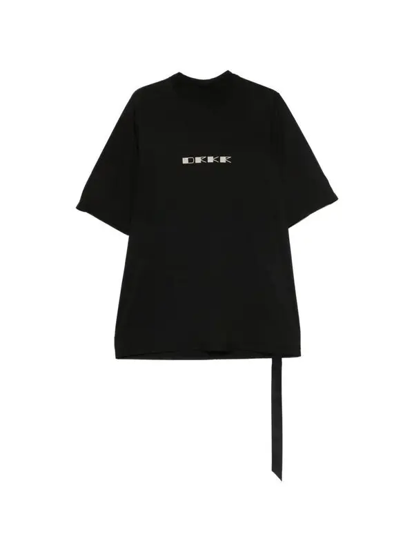 Rick Owens Logo Print T-shirt - Black