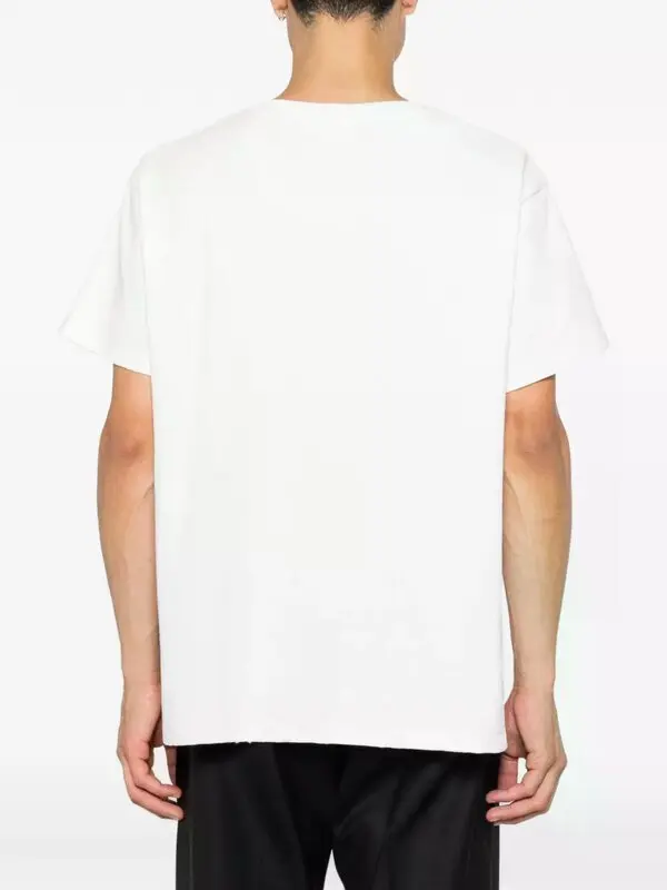 FOUND Horse Floral-embroidered T-shirt