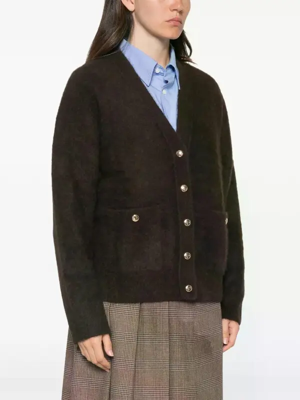 Maje Button-front V-neck Cardigan