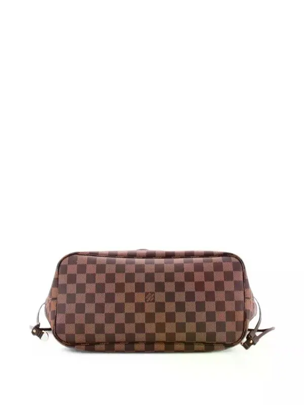 LOUIS VUITTON Neverfull Damier Mm Tote Bag - Brown