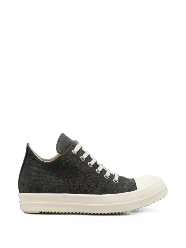 Rick Owens Canvas Low-top Sneakers