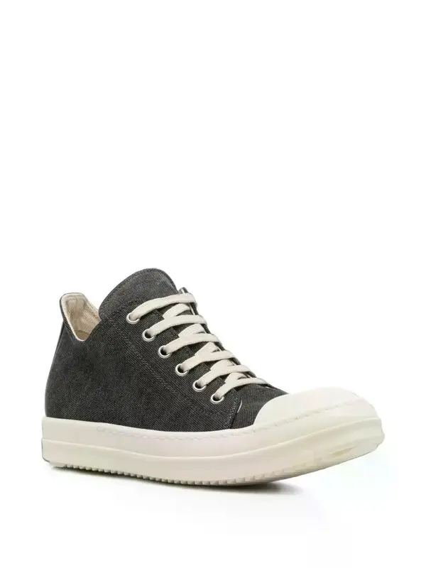 Rick Owens Canvas Low-top Sneakers