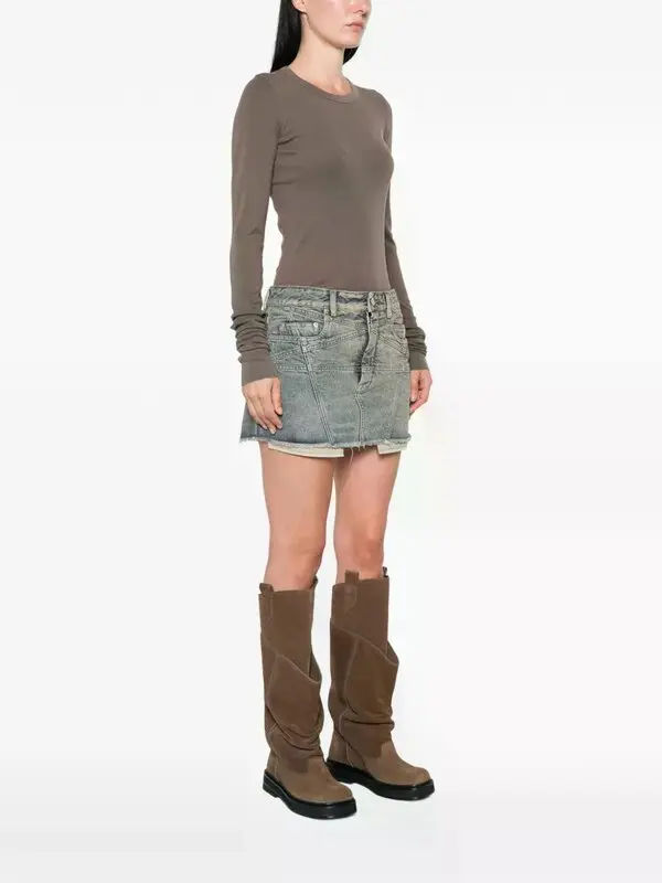 Rick Owens Denim Skirt