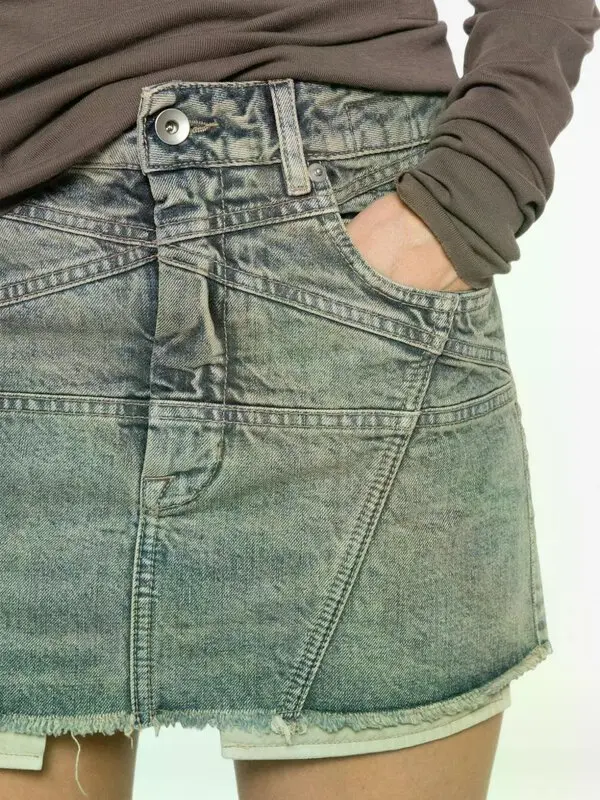 Rick Owens Denim Skirt