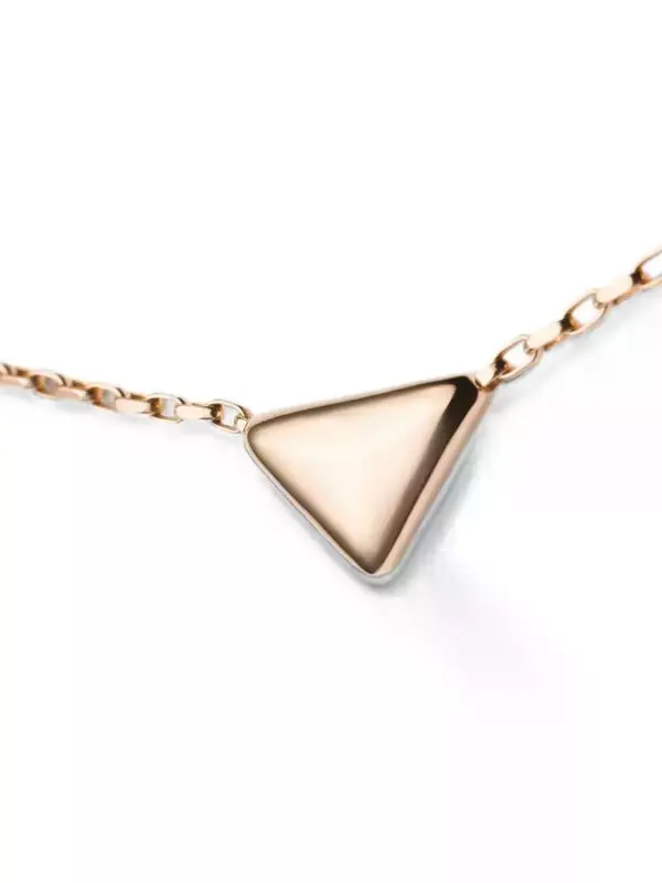Prada Eternal Nano Triangle Pendant Necklace