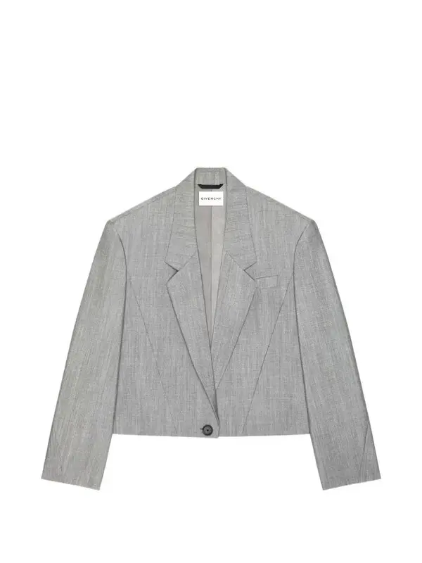 Givenchy Single-breasted Cropped Jacket