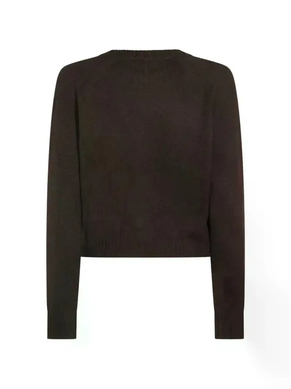 ALLUDE Raglan-sleeve Sweater
