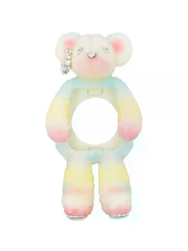 YVMIN Multicolour Crystal Embellished Bear-shape Smartwatch Case - Neutrals