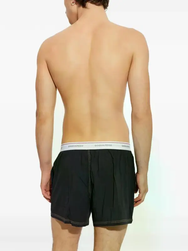 Dsquared2 Logo-waistband Contrast-stitch Boxers