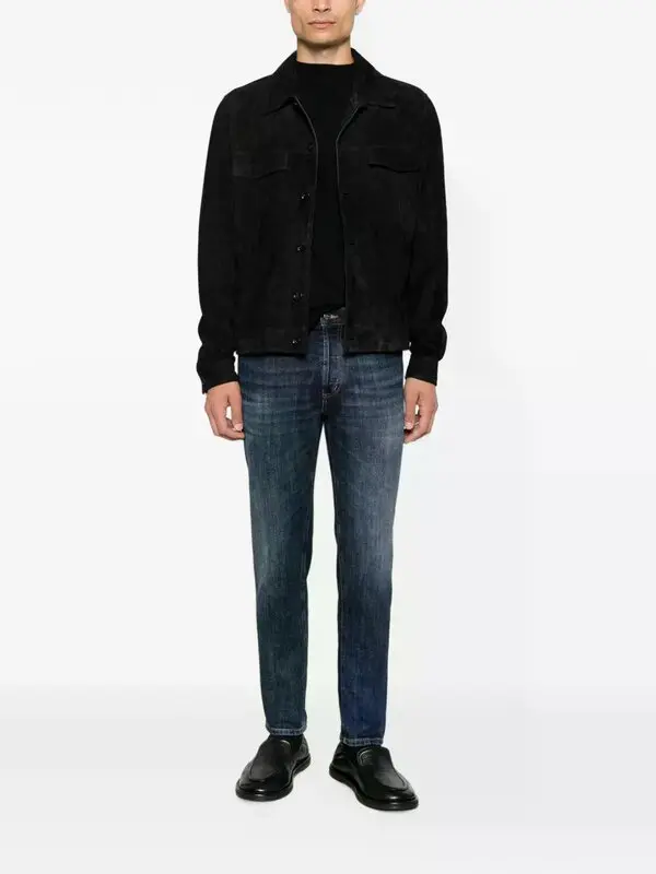 DONDUP Faded Whiskered Jeans