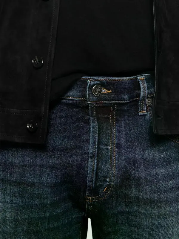 DONDUP Faded Whiskered Jeans