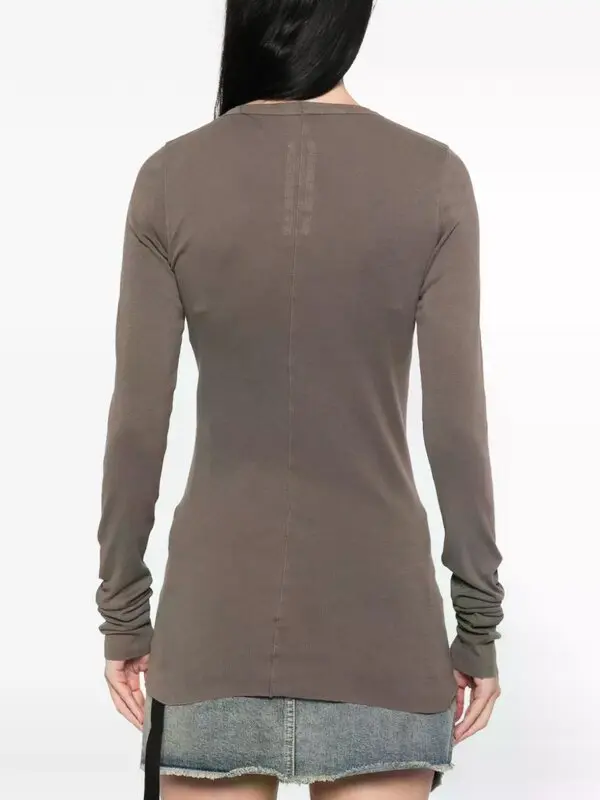 Rick Owens Long-sleeve Ribbed T-shirt