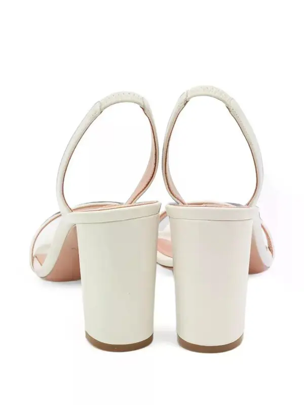 AQUAZZURA So Nude Block-heel Slingback Sandals