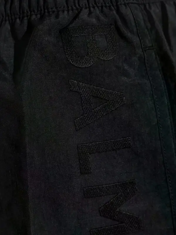 Balmain Logo-embroidered Drawstring Swim Shorts