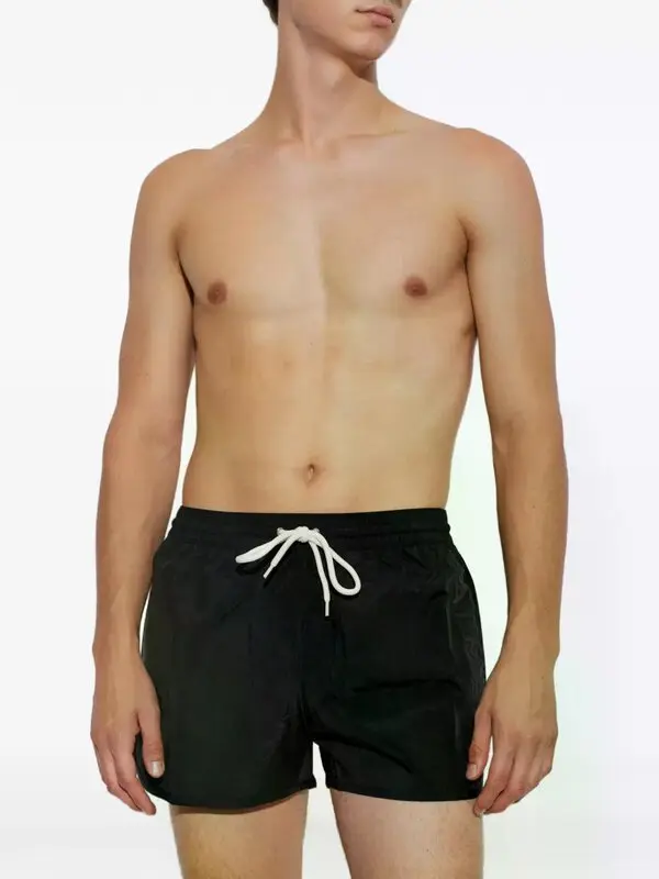 Balmain Logo-embroidered Drawstring Swim Shorts
