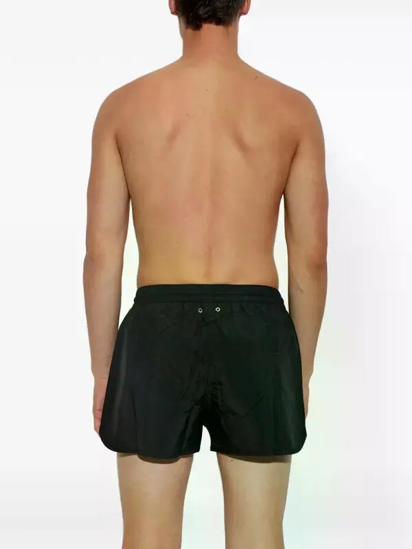 Balmain Logo-embroidered Drawstring Swim Shorts