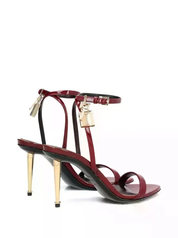 TOM FORD Padlock Patent Sandals