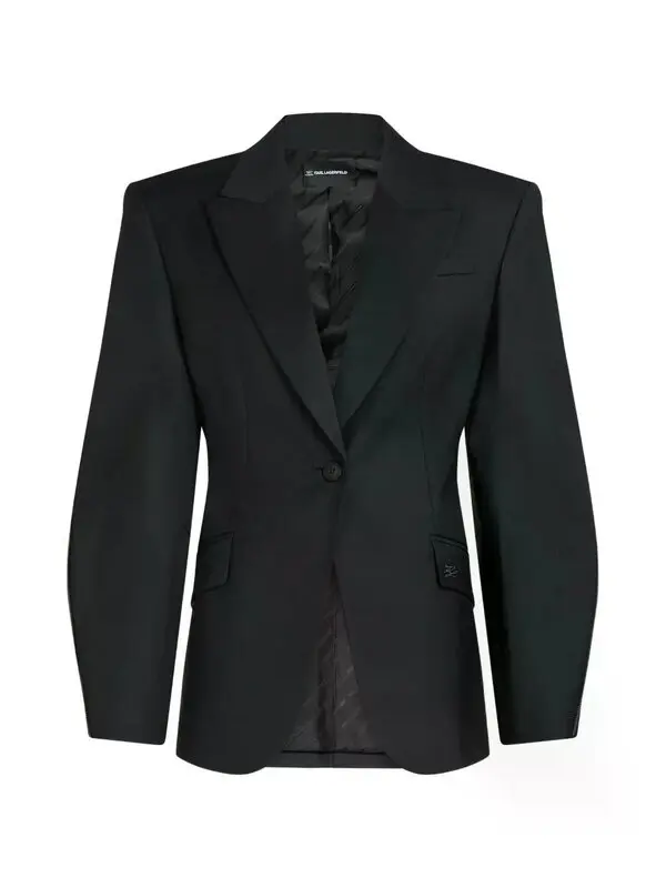 Karl Lagerfeld Zip-detail Tailored Blazer