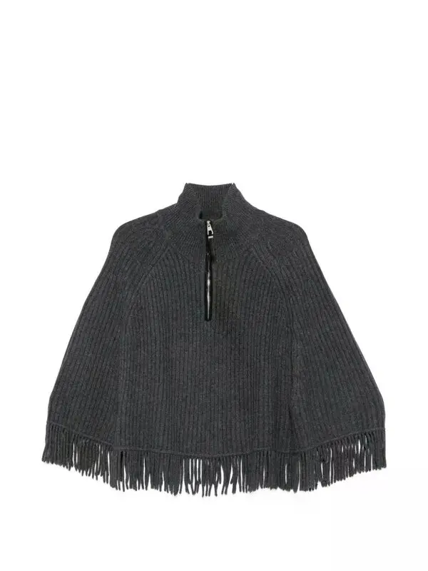 Simkhai Fringe-trimmed Ribbed Sweater