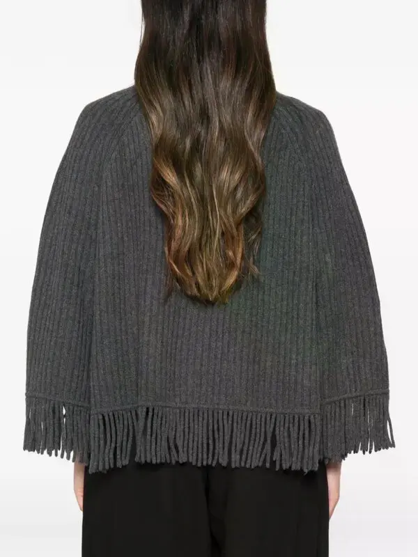 Simkhai Fringe-trimmed Ribbed Sweater