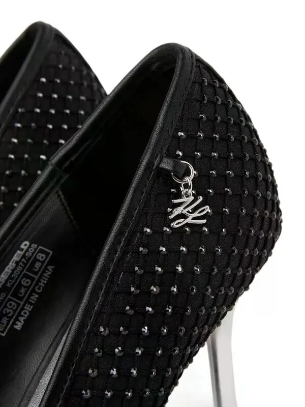 Karl Lagerfeld Sarabande Gemstone-embellished Pumps - Black