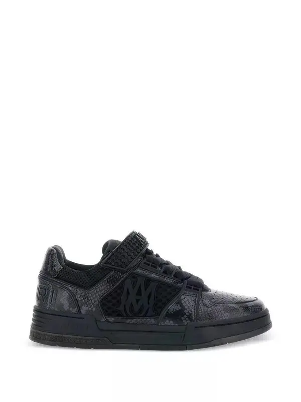Amiri Python-embossed Ma Skyline Sneakers - Black