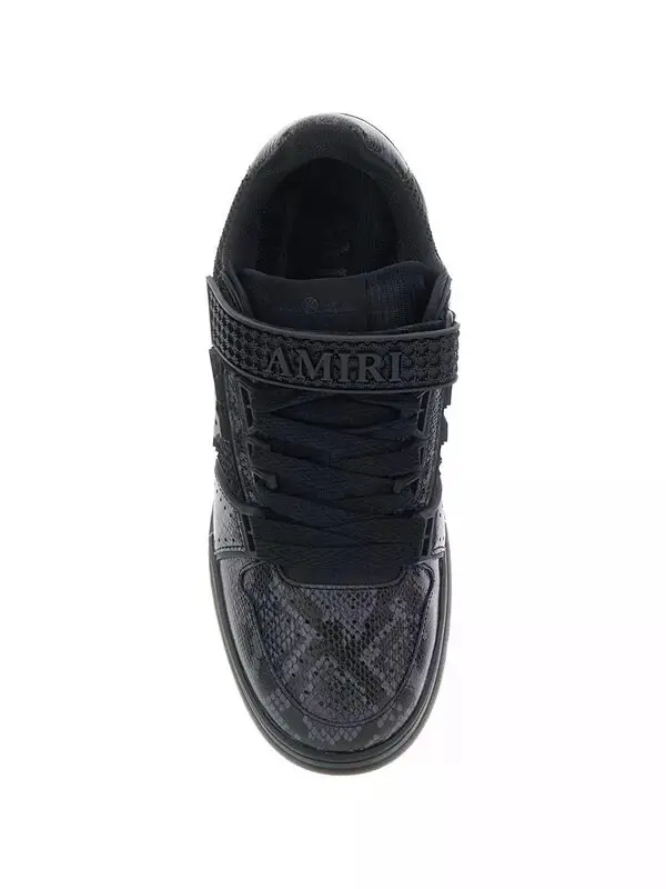 Amiri Python-embossed Ma Skyline Sneakers