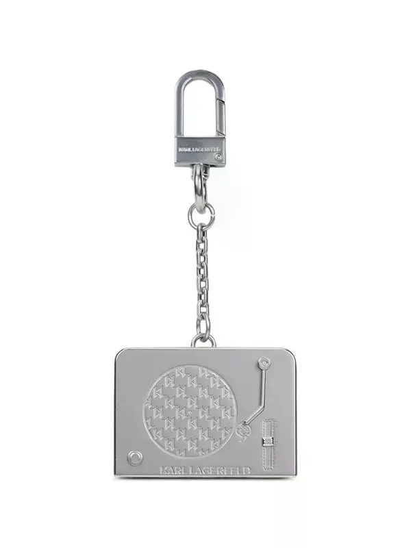 Karl Lagerfeld Ikon Record Keychain