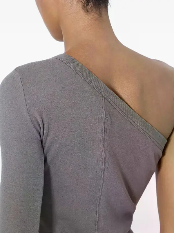 Rick Owens Asymmetric One-shoulder Top - Grey