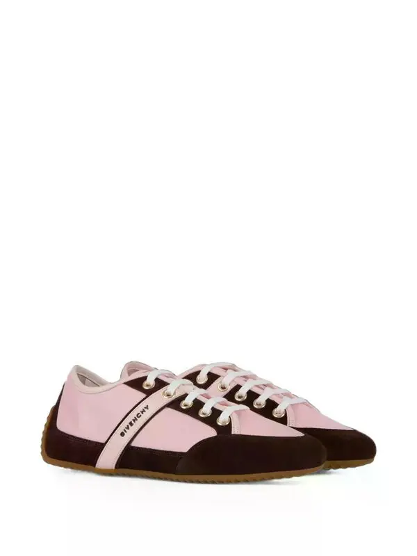 Givenchy Slim Suede-trim Panelled Sneakers