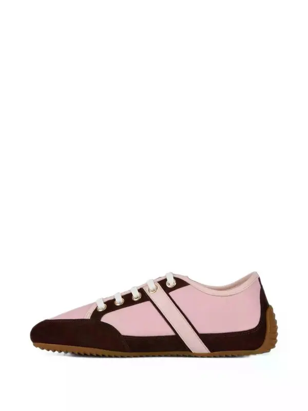 Givenchy Slim Suede-trim Panelled Sneakers