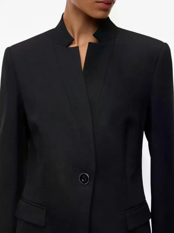 Pinko Mandarin-collar Single-breasted Blazer